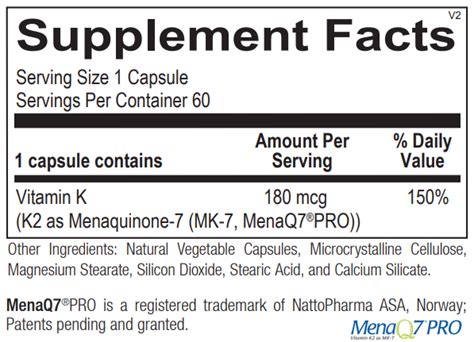 Vitamin K2 180 Mcg Crossing Back To Health