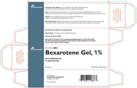 Dailymed Bexarotene Gel