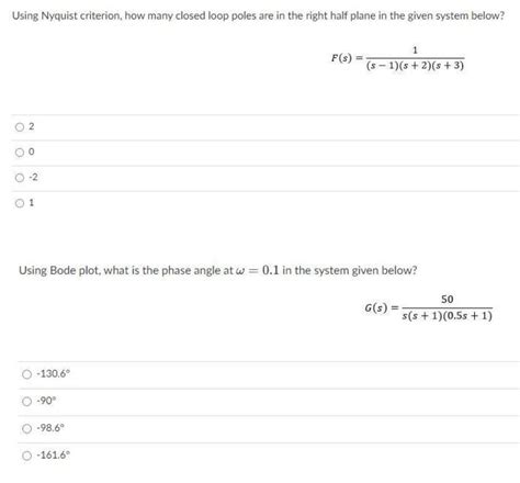 solved using nyquist criterion how many closed loop poles