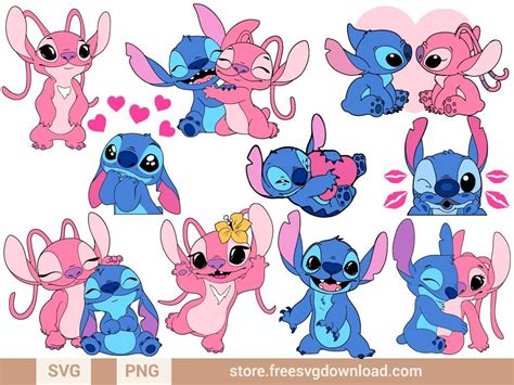 Home Store Free Svg Download Stitch And Angel Free Svg Lilo And