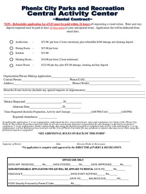 Fillable Online Non Refundable Application Fee Of 25 Must Be Paid