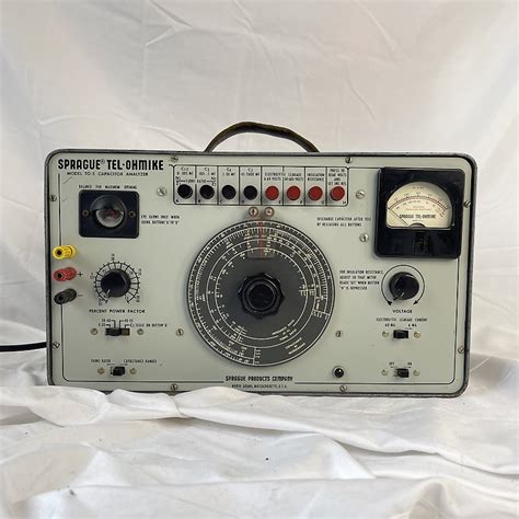Sprague To 5 Tel Ohmike Capacitor Analyzer Reverb