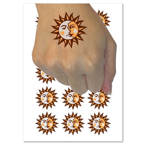 Smiley Face Sun Tattoos Top 35 Best Sun And Moon Tattoos 2020