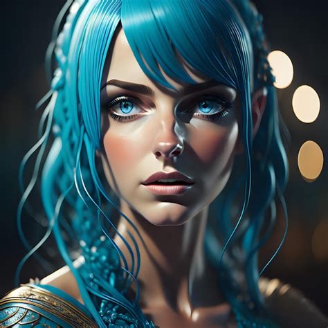 Premium Photo Beautiful Blue Eyed Girl