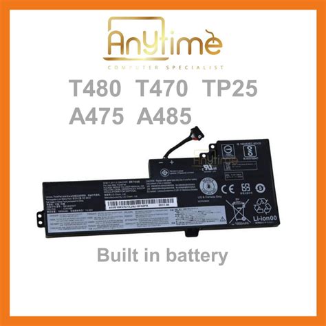 Lenovo T480 T470 A475 A485 Built In Battery Tp25 Sb10k97577 Laptop