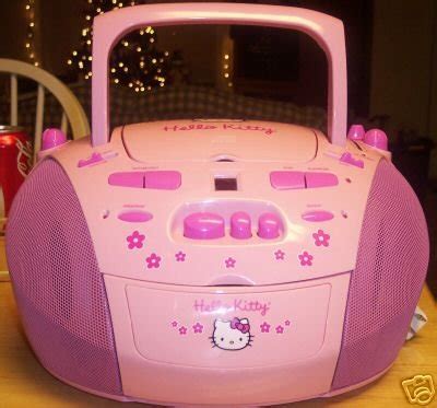 Hello Kitty Cd Player Radio Cassette Boombox Portable 32920140