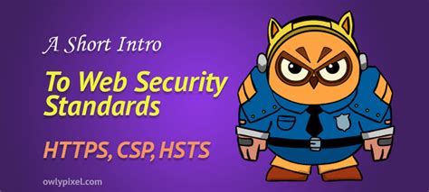 A Short Introduction To Web Security Standards Owlypixel Blog