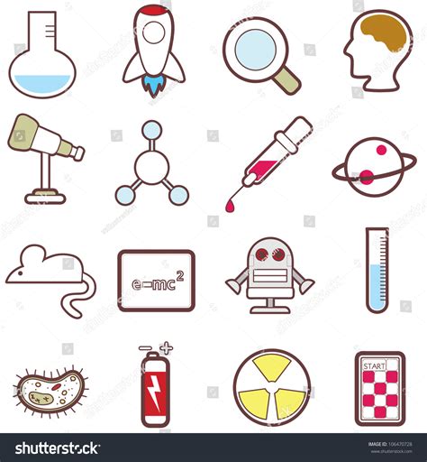 Cute Science Icons