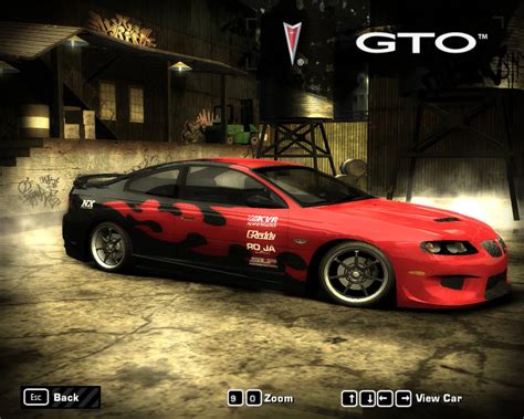 Pontiac Gto By Tweaker Need For Speed Most Wanted Nfscars