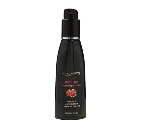 Wicked Aqua Flavored Water Based Intimate Lubricant Tscca