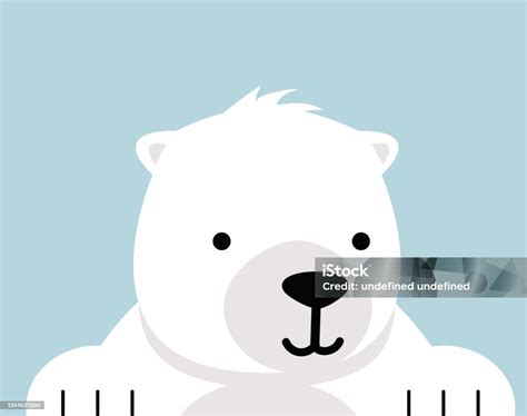 Vektor Kartun Beruang Kutub Yang Lucu Ilustrasi Stok Unduh Gambar