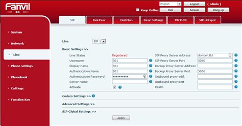 Fanvil — Fusionpbx Docs Documentation
