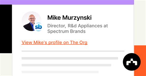 Mike Murzynski Director Randd Appliances At Spectrum Brands The Org