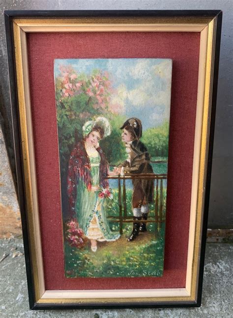 Proantic Miniature De Joseph Steib Les Fiancés