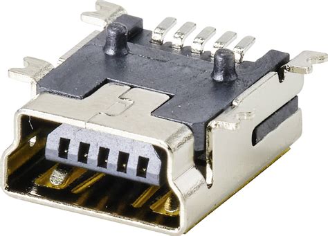 Mini Usb B Mounted Socket Socket Horizontal Mount Ds1104 B60srs Ds1104