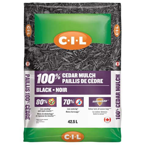 C I L® Black Cedar Mulch C I L® Lawn And Garden