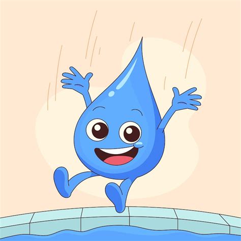 Cartoon Wassertropfen Bilder Kostenloser Download Auf Freepik