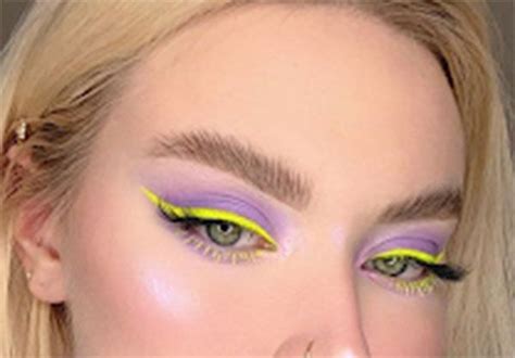 Pin By Lauriet M Adams On Analogous Makeup Look White Eyeshadow Yellow Eye Makeup Big Eyes