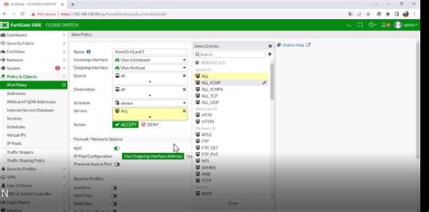 Hướng Dẫn Cấu Hình Vlan Trên Firewall Fortigate
