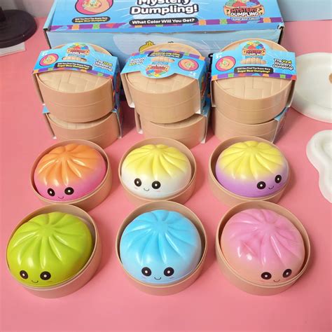 Gradient Dumpling Squishy Mystery Toy