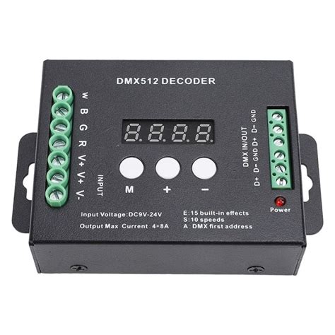 Rgbw Controller 15 Built Inlighting Effects Led Decoder Led Lighting Control Module Lazada