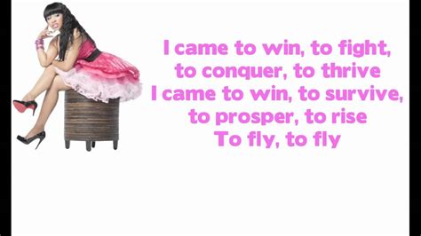 Nicki Minaj Fly Feat Rihanna Lyrics Youtube