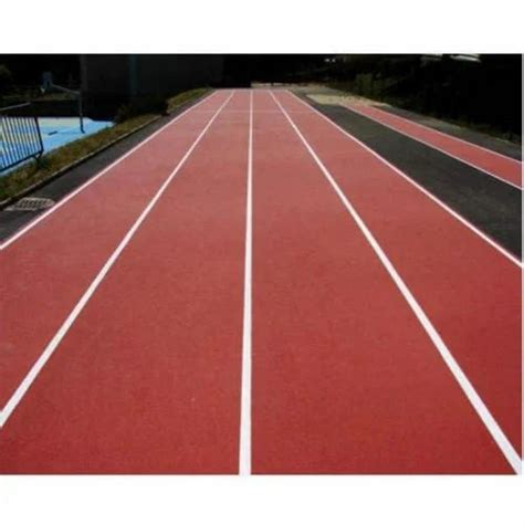 Red Outdoor Polyurethane Running Track Flooring Service At Best Price In Ujjain