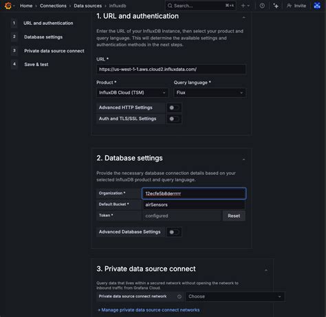 Use Grafana With Influxdb Cloud Influxdb Cloud Tsm Documentation