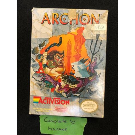 Nintendo Nes Archon Complete Wmanual Video Game