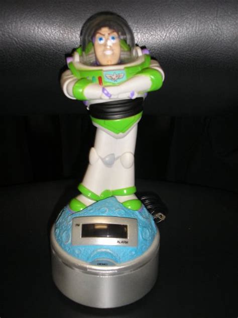 Buzz Lightyear Talking Digital Alarm Clock Fantasma Toy Story Rare
