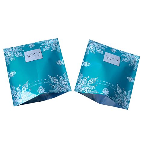 Custom Laminated Flat Pouch Facial Mask Packaging Aluminum Foil Plastic