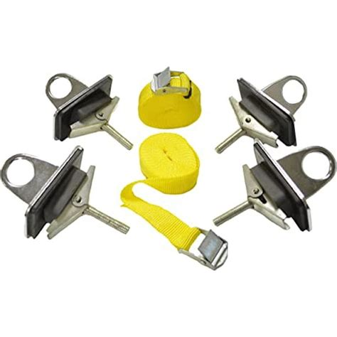4 Pack Universal Truck Bed Tie Downs