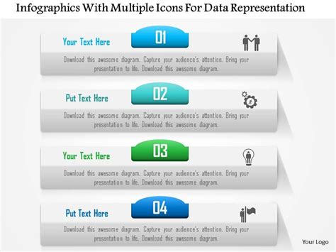 0115 Infographics With Multiple Icons For Data Representation Powerpoint Template Template
