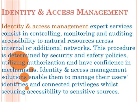 PPT Identity Access Management Framework PowerPoint Presentation Free Download ID 121624