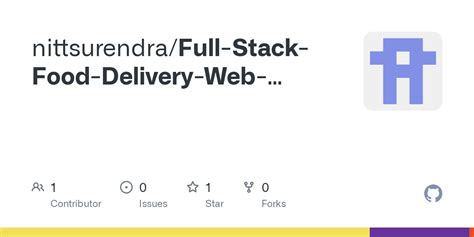 github nittsurendra full stack food delivery web application