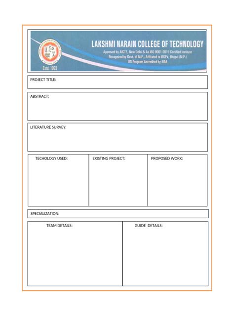 Project Completion Plan Pdf