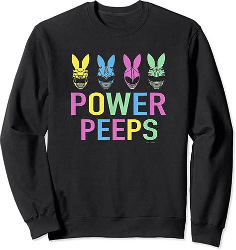 Jersey Power Rangers Easter Group Bunny Line Up Power Peeps T Shirts