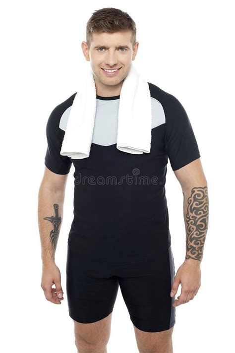 Young Fit Guy Posing After Gym Workout Stock Image Image Of Muscular Care 26683663