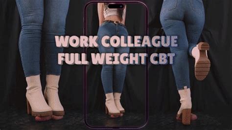 Full Weight Crushed By Work Colleague In White Ankle Boots Vertical Version Tamystarly