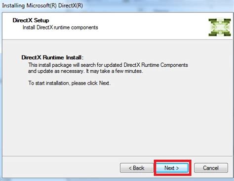 sửa lỗi please install directx before installing autocad 100 thành