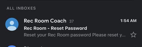 Constant Password Reset Emails Rrecroom
