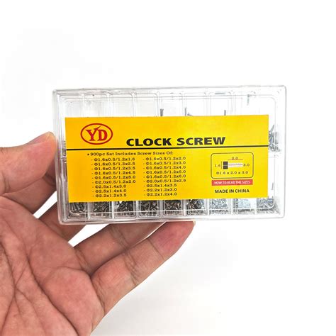 Jual 900pcs Tiny Screws Nuts Wat Electronics Eyeglasses Screws Link P Watmaker Tools Clock