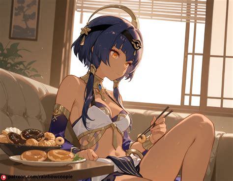 Candace Genshin Impact Rainbowcoopie Ai Generated Chopsticks