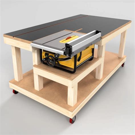Workbench And Outfeed Table Plans Makers Manual