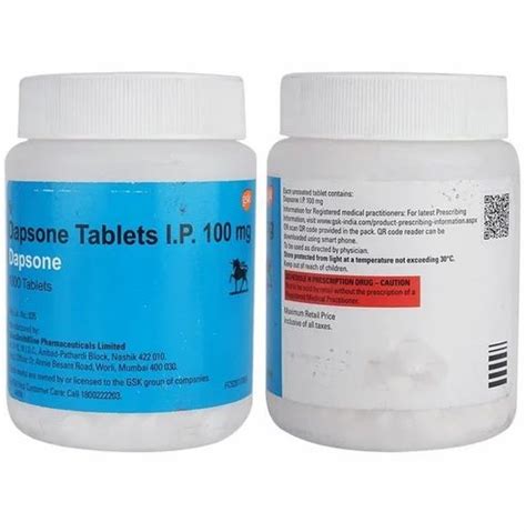 100mg Dapsone Tablets At ₹ 459bottle Skin Care Medicine In Nagpur Id 2856443436391