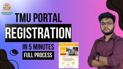 Complete Guide To Tmu Portal Registration For New Students Step By