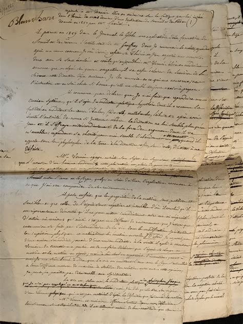 Acquisition Of A Dr Marcellin Chardel Manuscript Research Network For