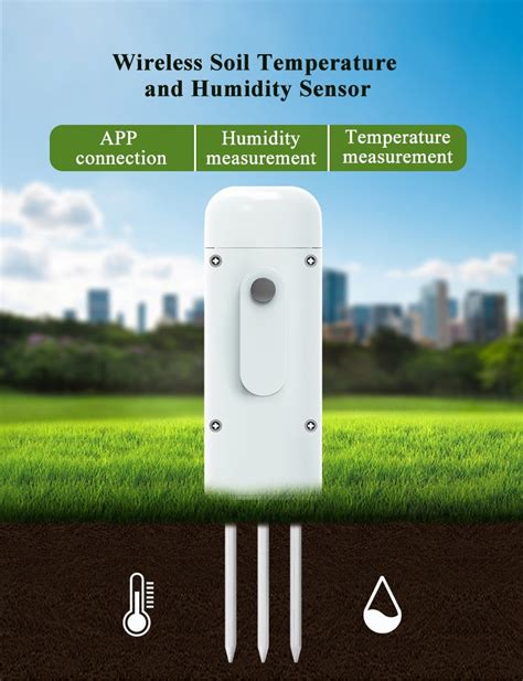 Zigbee Smart Soil Moisture Andtemperature Sensor
