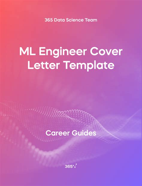 Machine Learning Engineer Cover Letter Template 365 Data Science