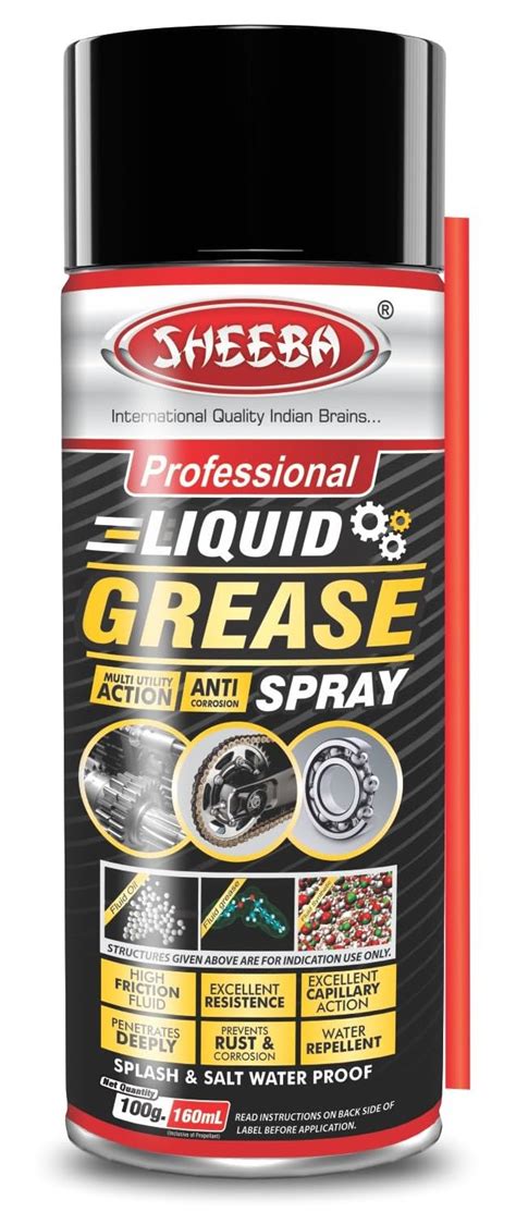 Sheeba Liquid Grease Spray I High Viscous I Lubricates I Frees Sticky